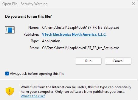 Comment installer l'Explor@park pour LeapMove ? – VTECH