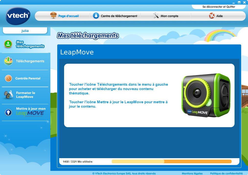 Comment installer l'Explor@park pour LeapMove ? – VTECH
