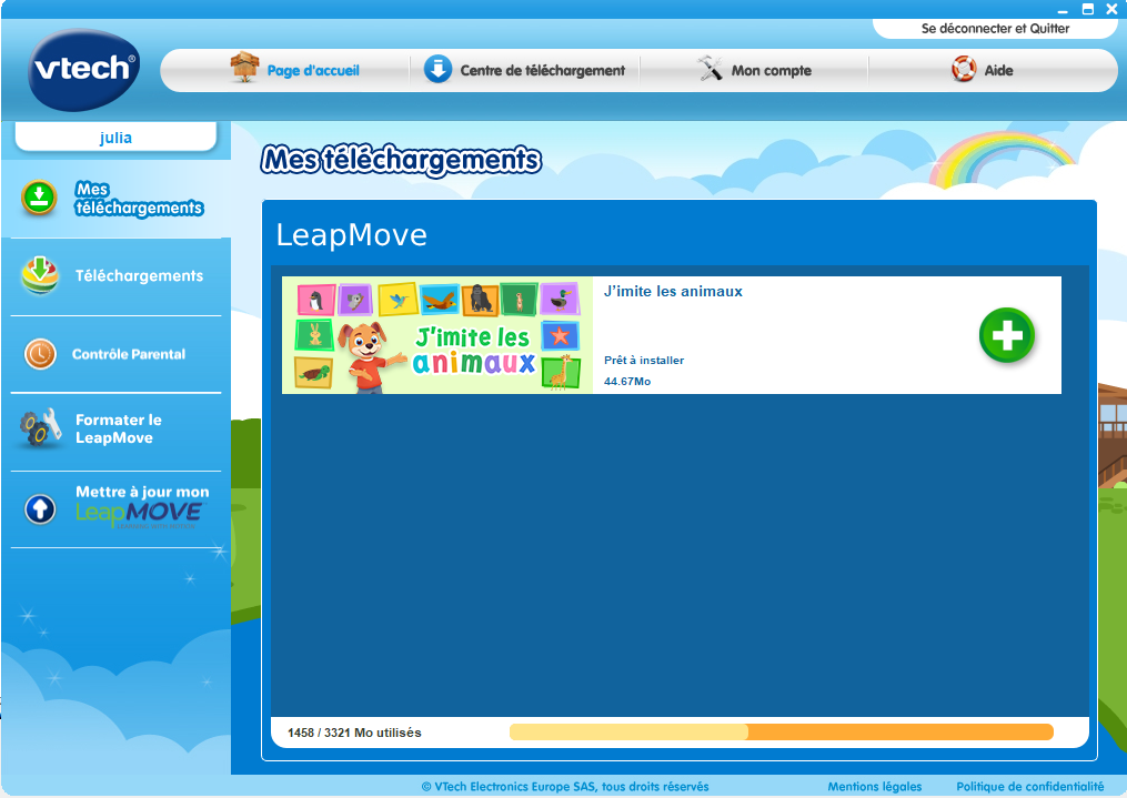 Comment télécharger les jeux additionnels achetés sur sa console LeapMove® ? – VTECH
