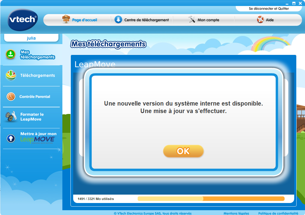 Comment installer l'Explor@park pour LeapMove ? – VTECH